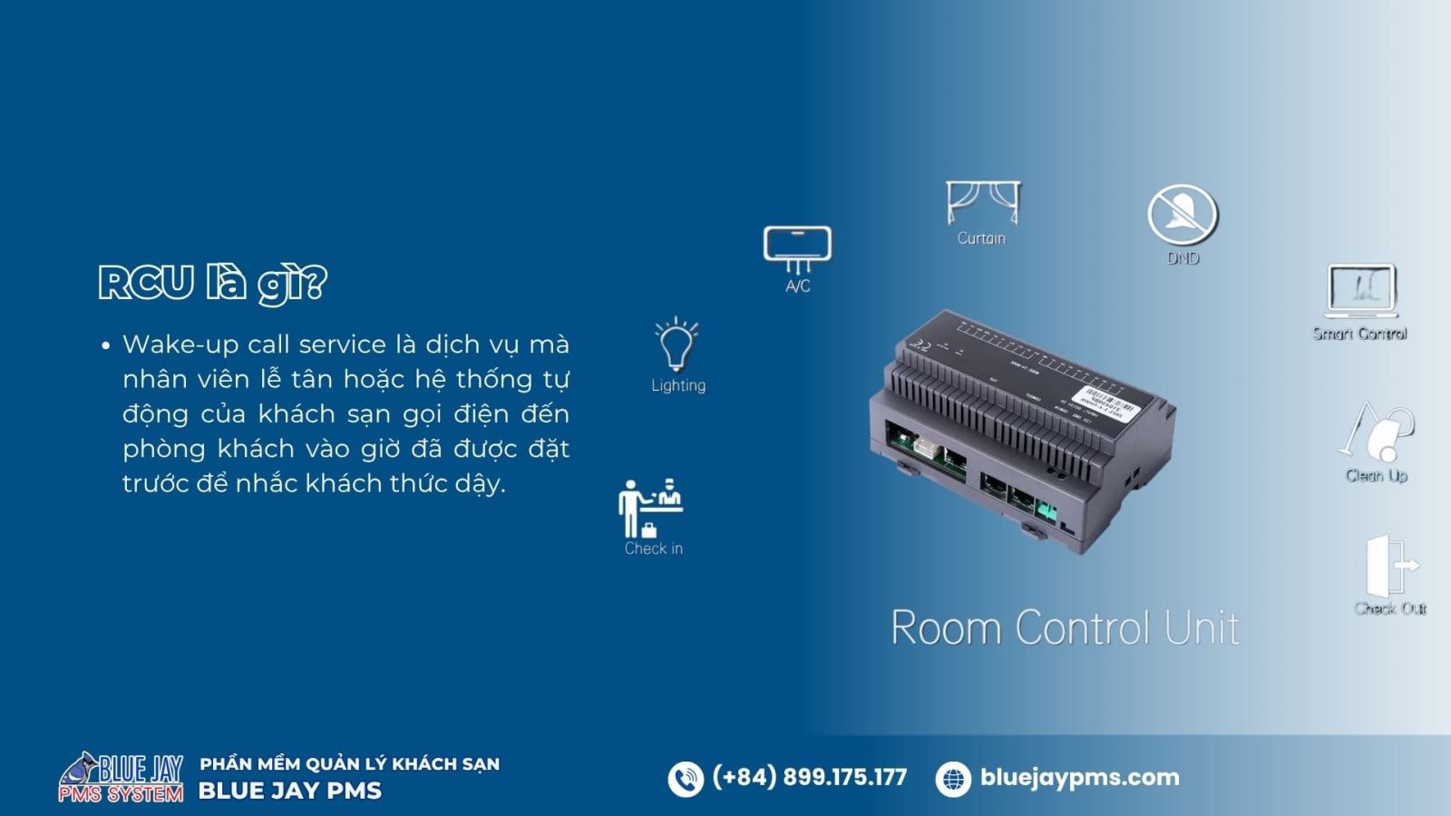 RCU là gì? Vai trò của Room Control Unit trong khách sạn thông minh
